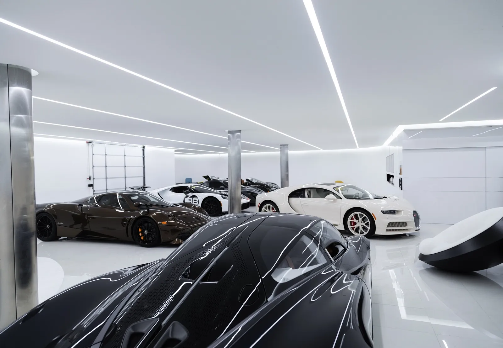 Finished Garage Lighting