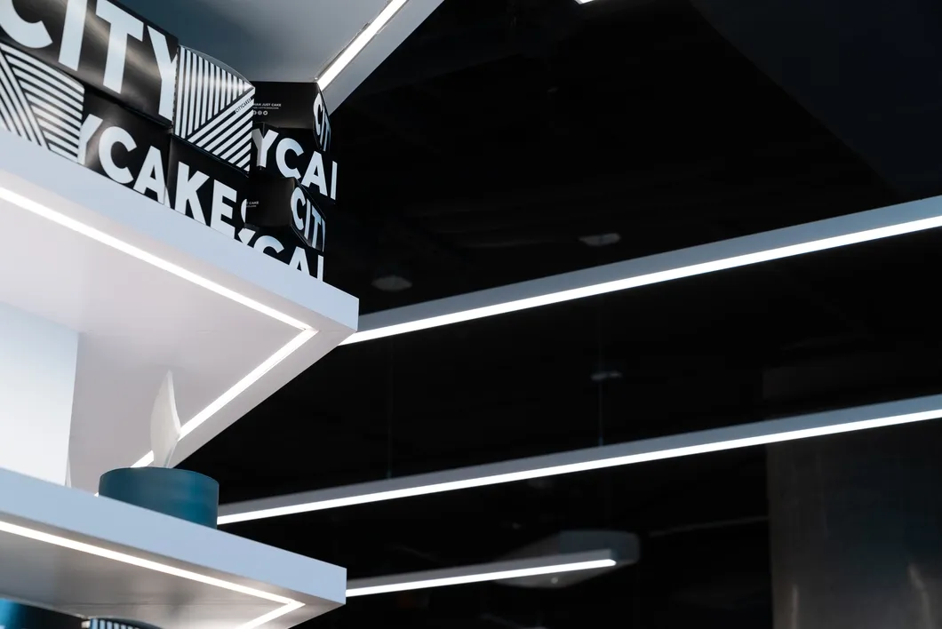 Custom Linear Lighting for City Cakes NY