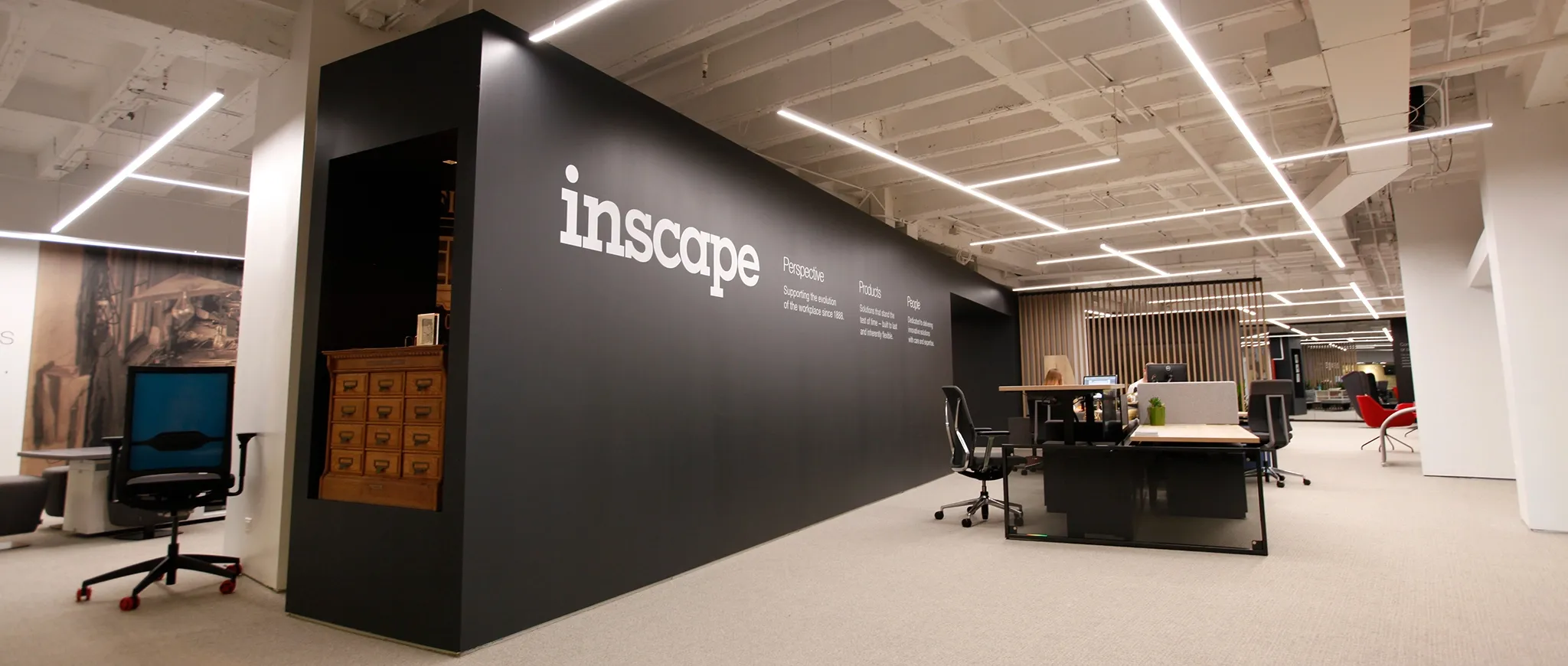 Ultramodern Linear LED Showroom Lighting Design